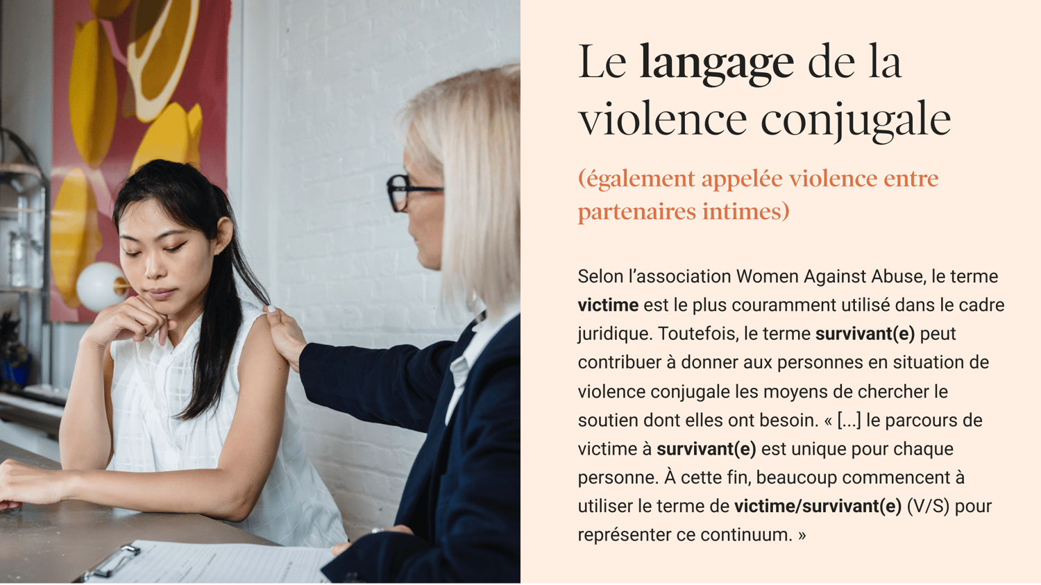 La violence conjugale se manifeste-t-elle au travail?
