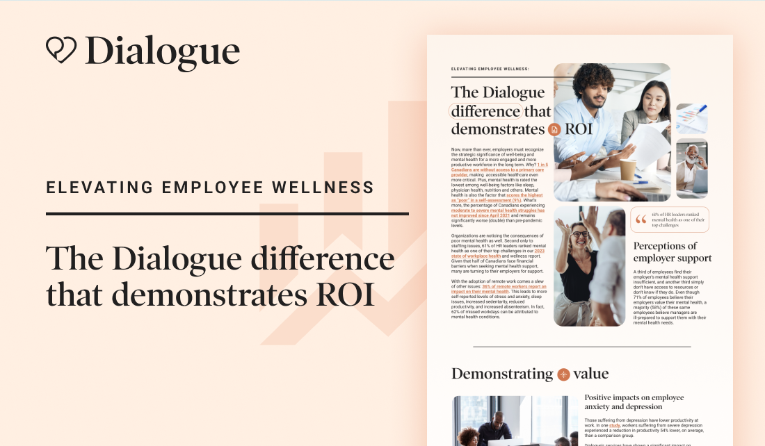 The Dialogue difference that demonstrates ROI | Report | Dialogue